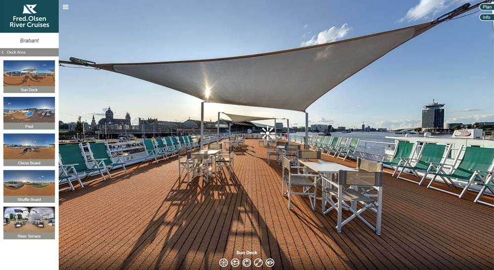 360° Virtual Tour Creation for Cruise Ships - Fred. Olsen River Cruises 360° Virtual Tour Creation for Cruise Ships - Fred. Olsen River Cruises